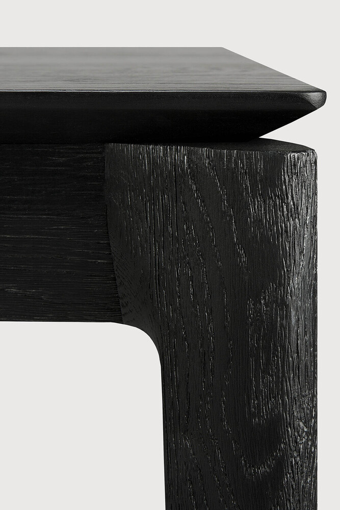 Oak Bok black dining table Live Light